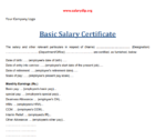 Salary Certificate Format: Formatting Tips, Download Word Template